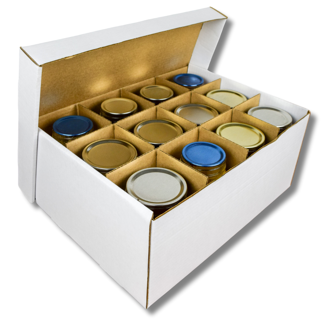 JAK Industrial Mason Jar Storage Box / Quart Jar Container – Kooi ...