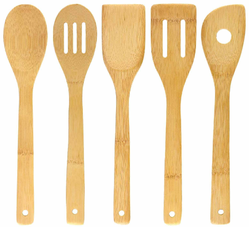 5 Piece Bamboo Kitchen Utensil Set by Totally Bamboo – Kooi Housewares
