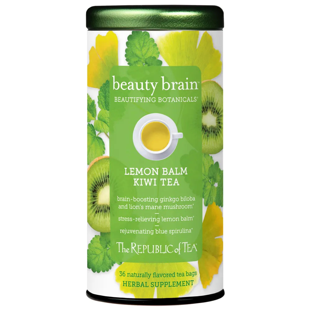 Lemon Balm Kiwi Herbal Tea Bags by Republic of Tea – Kooi Housewares