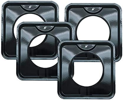 Heavy Duty Black Porcelain Drip Pans - Style I by Range Kleen – Kooi ...