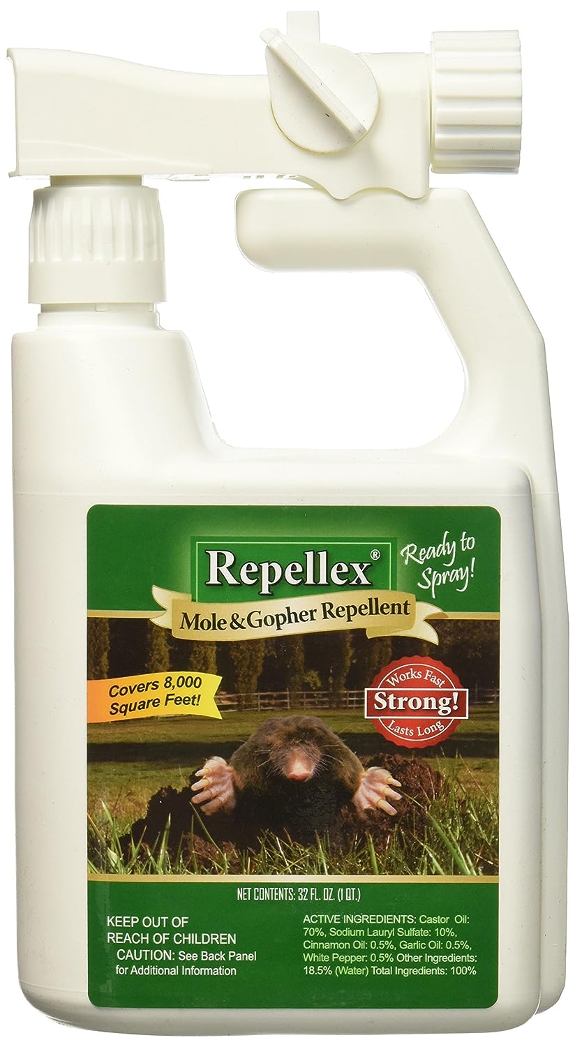 Repellex Mole and Gopher Repellent Liquid Ready to Spray – Kooi Housewares