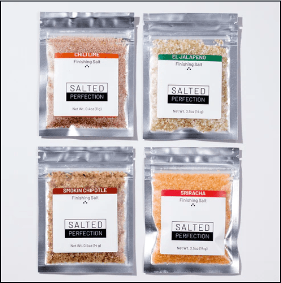 4 Flavor Salt Flight “I Like It Hot” by Salted Perfection – Kooi Housewares